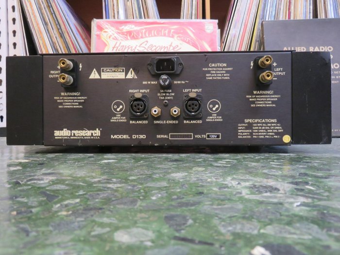 【柯南唱片】AUDIO RESEARCH D130 高階平衡後級擴大機 | Yahoo拍賣