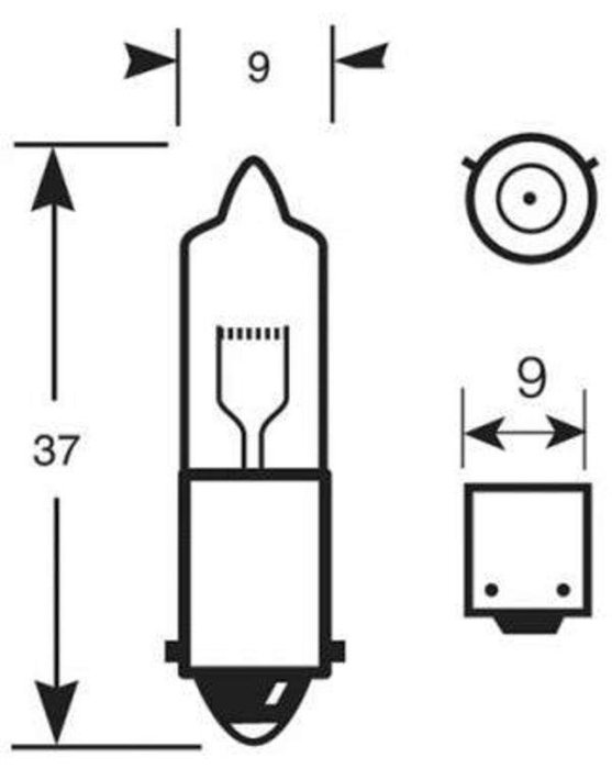PHILIPS 飛利浦 12356 BAY9s H21W 石英燈泡 方向燈 後霧燈 倒車燈 駐車燈 閱讀燈 牌照燈 | Yahoo拍賣