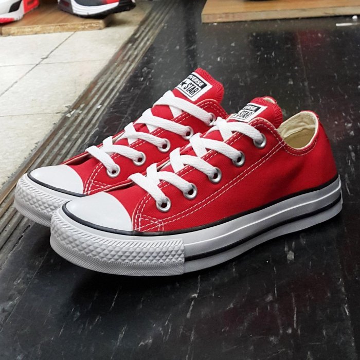 Converse Chuk Taylor All Star 基本款 低筒 帆布 紅色 經典款 M9696C | Yahoo拍賣
