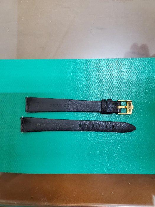 Rolex勞力士原廠鱷魚皮錶帶＋原廠包金ㄇ字扣 12mm收10mm | Yahoo拍賣