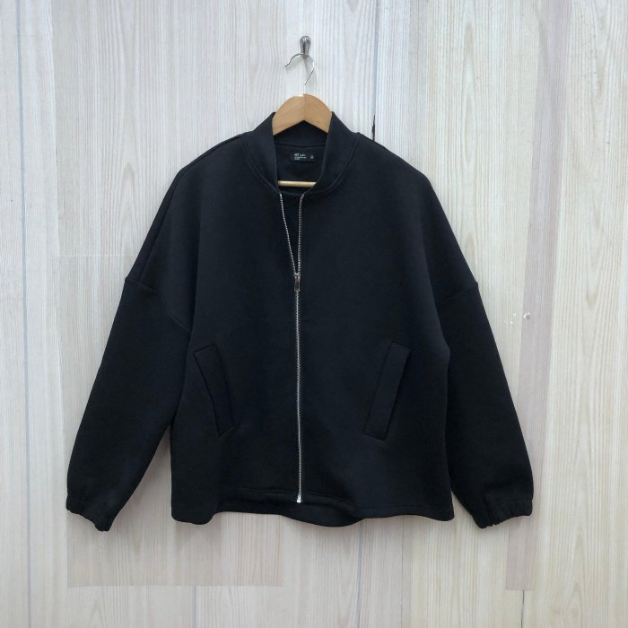 【愛莎＆嵐】 NET 女 黑色長袖素面休閒外套/M 11409 30 | Yahoo拍賣