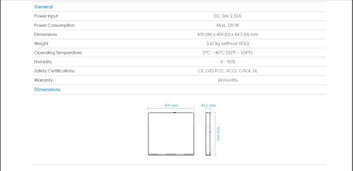晶睿Vivotek ND9541 H.265 32ch 嵌入式NVR | Yahoo拍賣