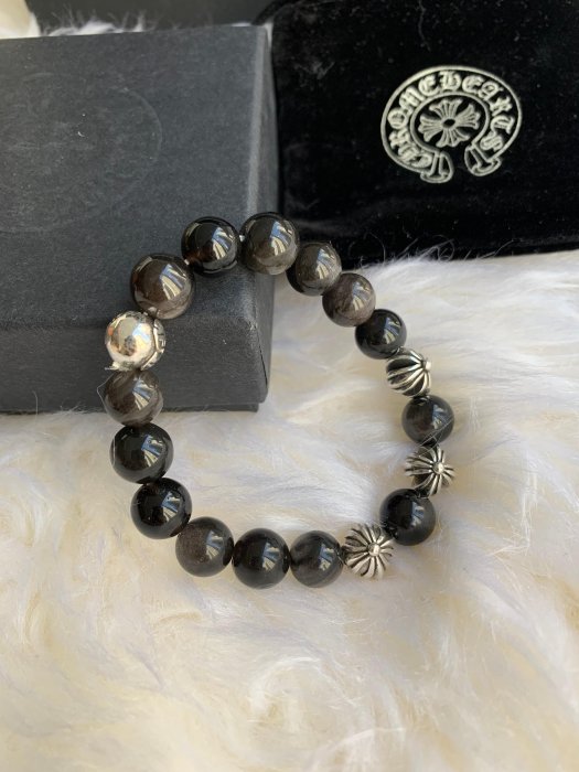 翡翠王珠寶 全新 男女同款 Chrome Hearts 克羅心 手鏈 標多少賣多少 附送專櫃禮盒提袋 Yahoo拍賣