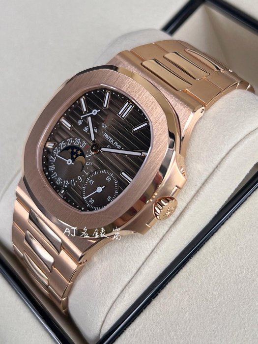 【現貨】Patek Philippe 百達翡麗 PP Nautilus 5712/1R 金鷹 鸚鵡螺 25年 非5712 5980 5711 5990 面洽 | Yahoo拍賣