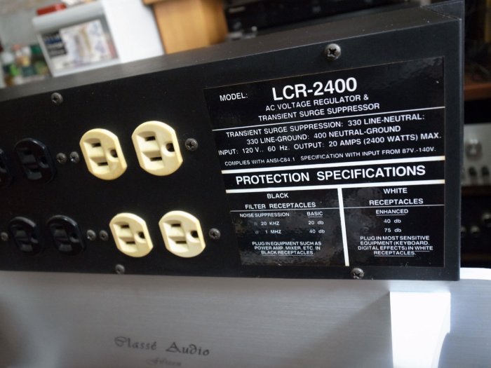 TRIPP LITE LCR-2400 AC SPIKE&LINE NOISE FILTER 電源穩壓濾波器 | Yahoo拍賣