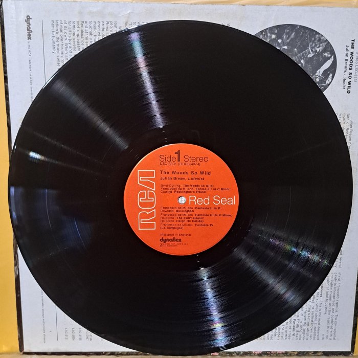 【黑膠報報-黑膠】The Woods So Wild Julian Bream, Lutenist - A12-8 | Yahoo拍賣