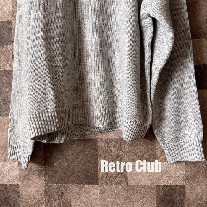 Retro CLUB【一元起標】【全新】日本品牌 THE CRAFT CREW 灰色 大學T 長袖針織衫 L25622 | Yahoo拍賣