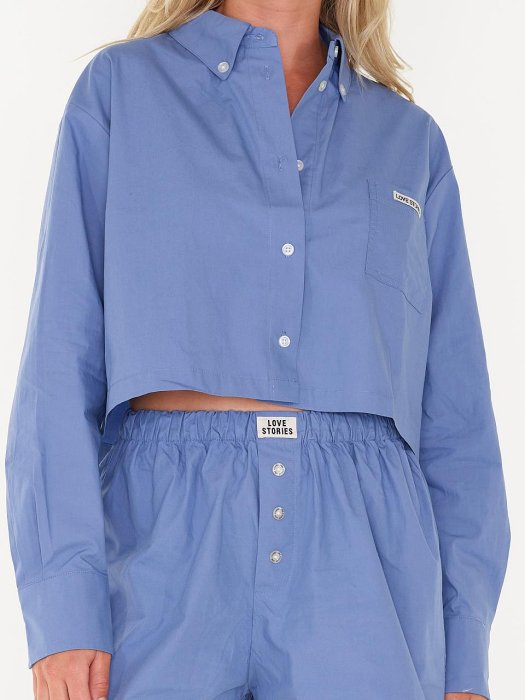 設計師品牌Love Stories 清新藍色襯衫 MIU MIU | Yahoo拍賣