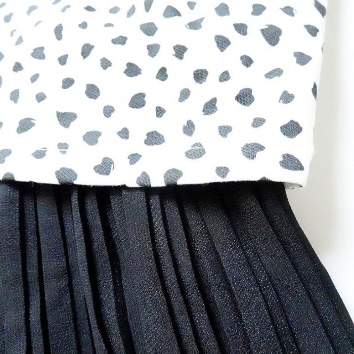 一元起標～當 我 們 在 衣 起C-WIT＊╯全新專櫃芃諭點點假兩件設計洋裝M | Yahoo拍賣