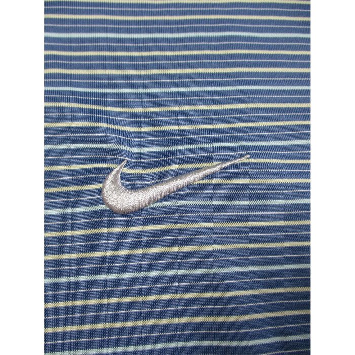 男 ~【NIKE】水藍色條紋POLO衫 2XL號(6B103)~99元起標~ | Yahoo拍賣