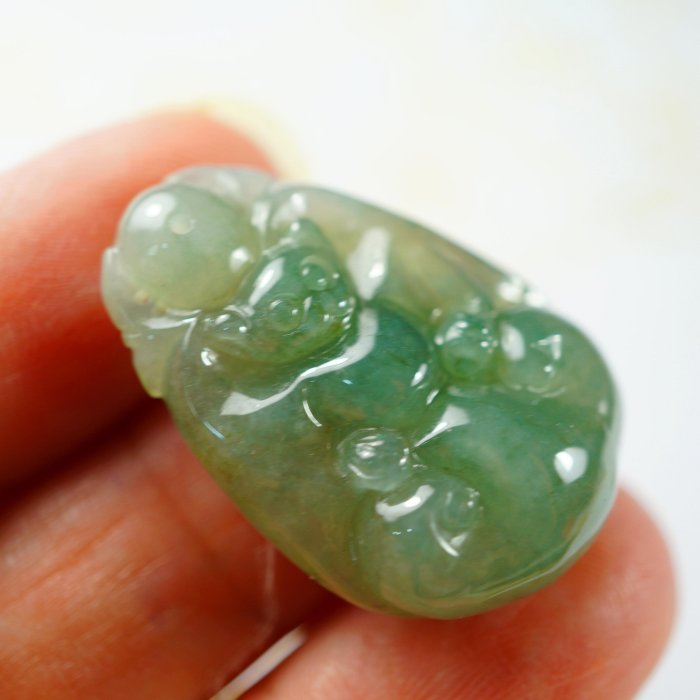 一元起標【東品舘】天然緬甸玉A貨 泛光厚材 翡翠冰玉墜/鑲墜 @71023 | Yahoo拍賣