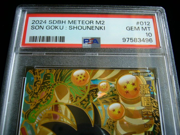 七龍珠孫悟空少年期亮面鑑定卡 2024 Super Dragon Ball Heroes Son Goku Shounenki PSA 10 | Yahoo拍賣