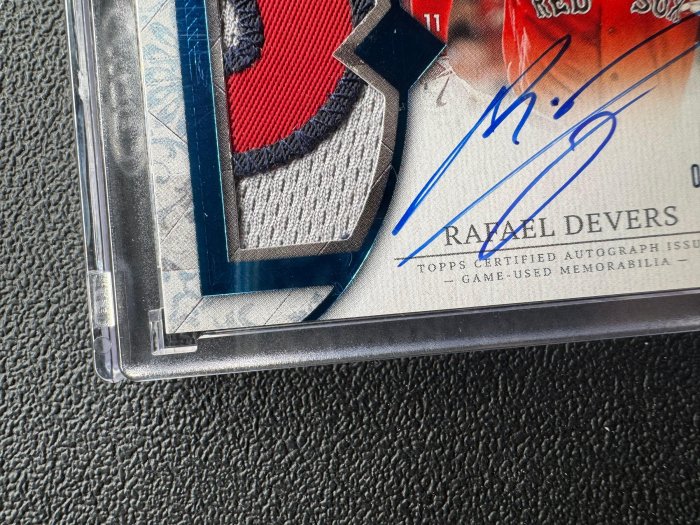 紅襪Rafael Devers 2024 Topps Transcendent Patch Auto TCPA-RD(限量10張) | Yahoo拍賣