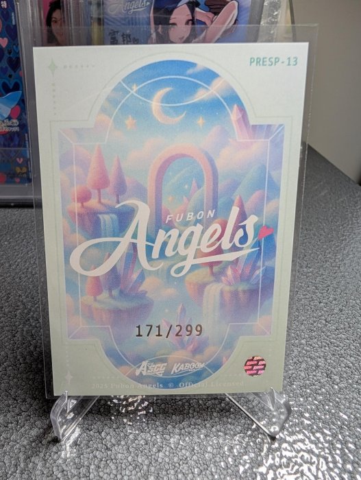 李珠珢 珠珠寶貝 藍色 同隊色限量卡 RC 2025 FA 富邦啦啦隊 Fubon Angels ASCC 澳門卡展先行盒 限量299張 (171/299) | Yahoo拍賣