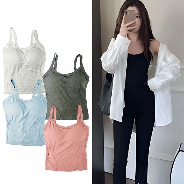 AMICA 6604#夏日多巴胺U領BraTop(1件入) 款式可選【小三美日】 DS021079 | Bra Top | Yahoo購物中心