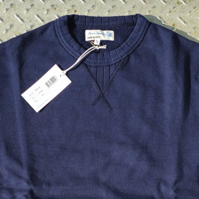 生來狂野一元起標全新德國小天鵝葡萄牙製 MBS Merz b. Schwanen RFC01 重磅19oz純棉運動休閒衛衣深藍色M號 Made Portugal | Yahoo拍賣