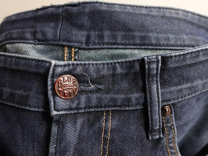 CA 愛德恩 EDWIN 深藍仿舊 合身版 彈性牛仔褲 約32腰 一元起標無底價C422 | Yahoo拍賣