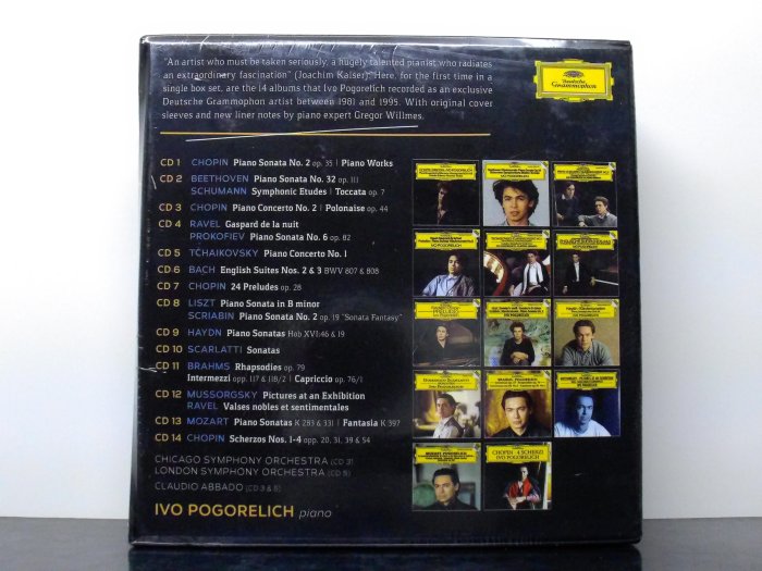 0605【Pogorelich – Complete Recordings #未拆封/14CD/音癡妹二手古典CD一元起標】 | Yahoo拍賣
