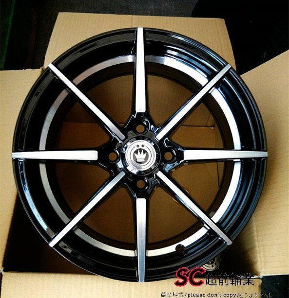 【超前輪業】 編號(224) KONIG KN17 KN-17 15吋鋁圈 4孔100 平光黑 完工價 2400 | Yahoo拍賣