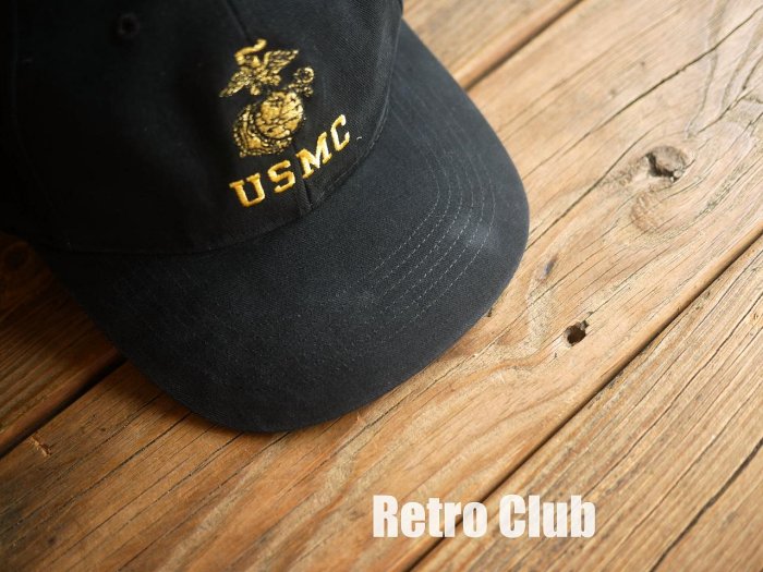 Retro CLUB【一元起標】【全新】美國軍事品牌 ROTHCO USMC 黑色 軍事棒球帽 LOGO設計 C25731 | Yahoo拍賣