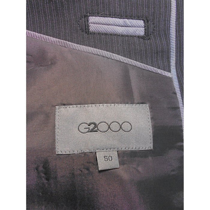 男 ~【G2000】黑色條紋西裝外套 50號(R-8C35)~1元起標~ | Yahoo拍賣