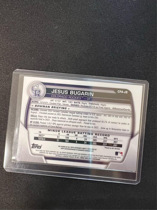 Jesus Bugarin 1st bowman auto | Yahoo拍賣