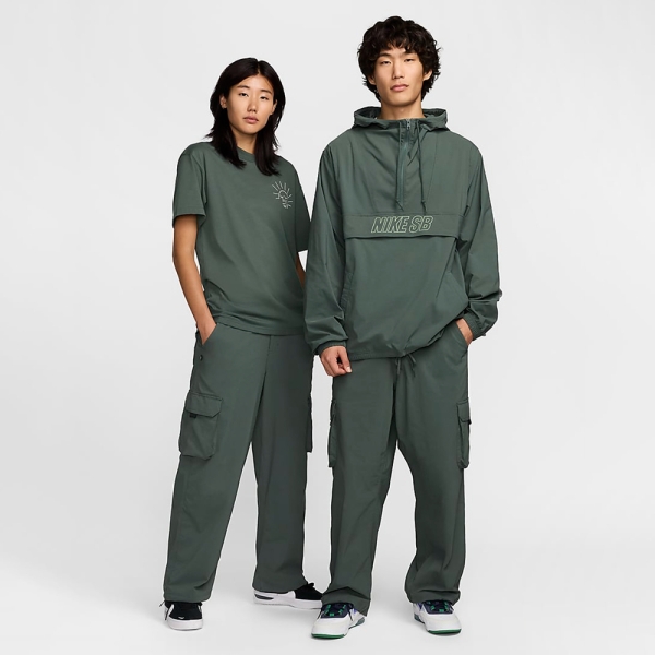 NIKE AS U NK SB DF KEARNY CRGO PNT 墨綠色 男女款 中性 口袋 滑板褲 工作褲 長褲 FV7348-338 ...