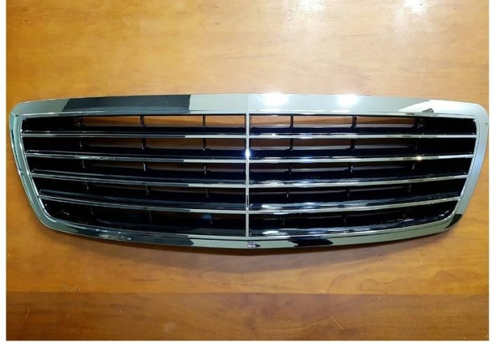 賓士BENZ S-class W220 2003年-2005年 改裝水箱罩 水柵總成 中網加外框 中網含框 電鍍 黑色 | Yahoo拍賣