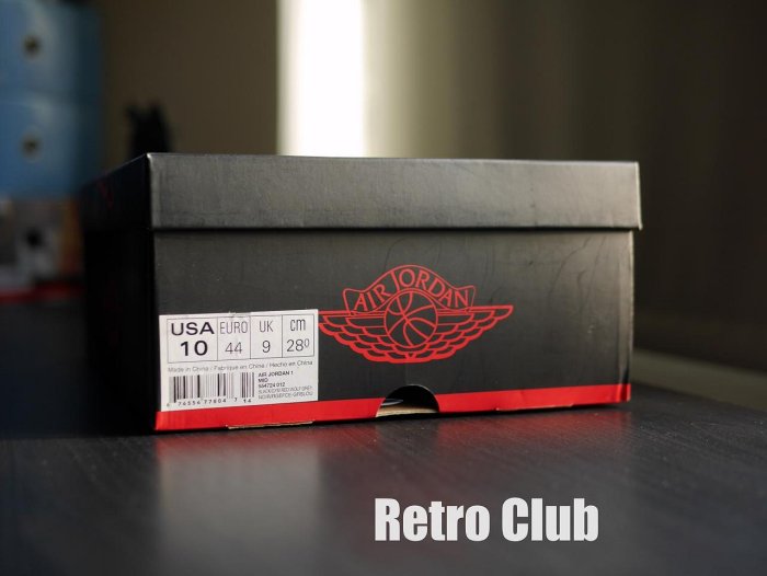 Retro CLUB【一元起標】【二手】AIR JORDAN 1 RETRO MID 灰黑配色 電繡 飛人 中筒 籃球鞋 W25530 ...