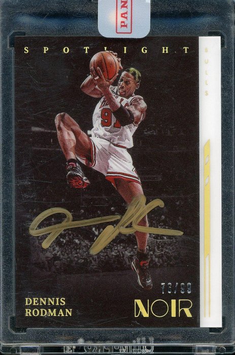 (C)2021-22 NOIR Dennis Rodman SPOTLIGHT 壓克力卡面親筆簽名卡 限量76/99張(原封殼) | Yahoo拍賣