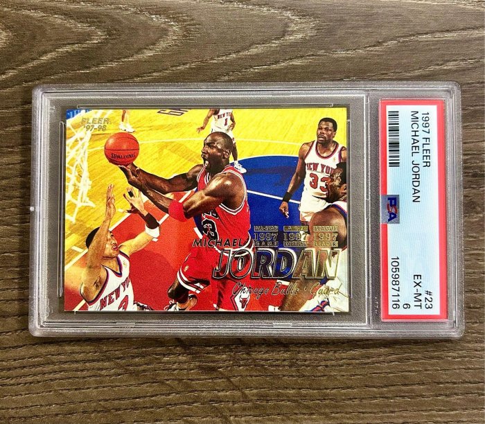 1997 Fleer Michael Jordan PSA6 | Yahoo拍賣