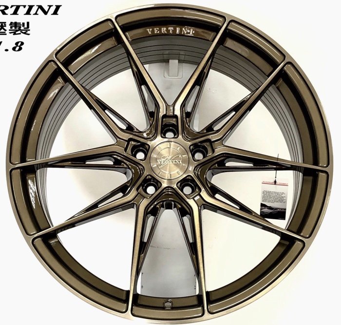 全新 VERTINI RF1.8 RFS1.8 輕量化 19吋旋鍛鋁圈 5孔114.3 5孔120 5孔112 5孔108 5孔100 | Yahoo拍賣