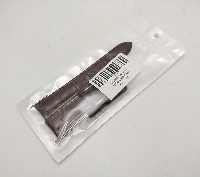 【timekeeper】 全新18mm咖啡色皮錶帶+拆錶帶工具+錶耳針 | Yahoo拍賣