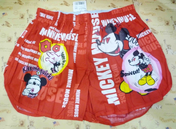 【震撼精品百貨】Micky Mouse_米奇/米妮 ~DISNEY 平口褲-米妮紅 | 其他紙製品 | Yahoo購物中心