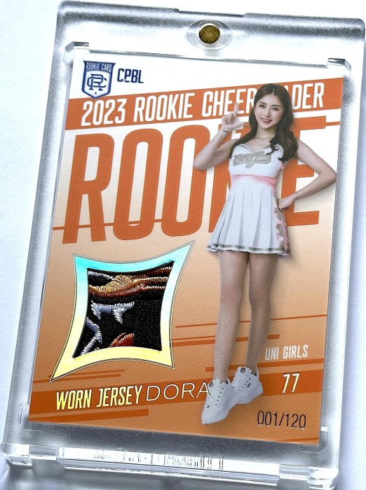 1 Of 1～Dora 2024 CPBL 中職年度球員卡限量新人實戰多色暴力 Patch 球衣卡 首號 RC～ | Yahoo拍賣