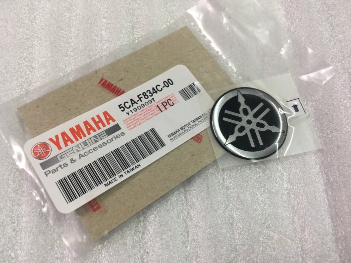 【JUST醬家】YAMAHA 山葉 原廠 LOGO 5CA 貼紙 音叉貼紙 | Yahoo拍賣