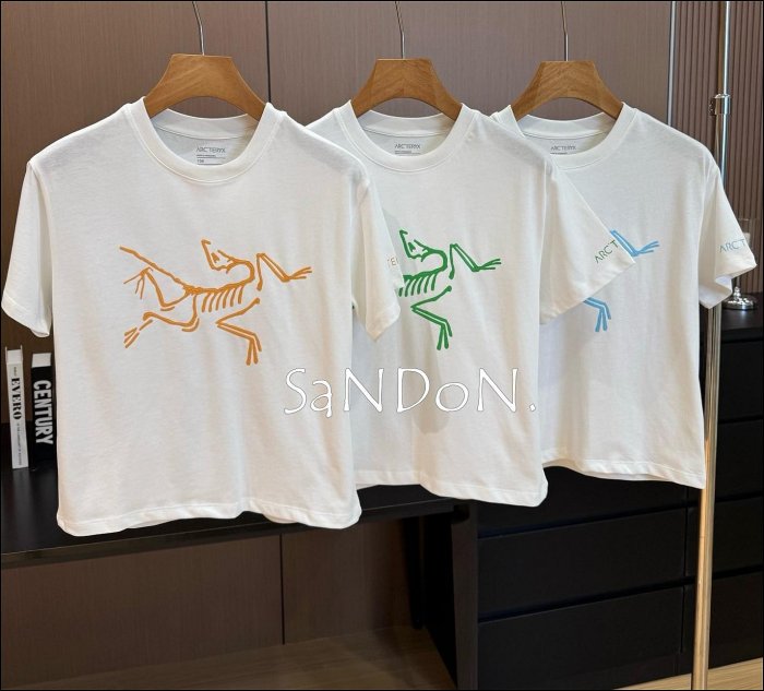 SaNDoN x『Arcteryx』始祖鳥小孩印花設計兒童舒服棉短tee 250510 | Yahoo拍賣