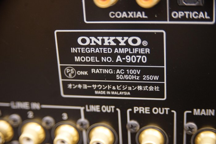 [ 一元音響 ] 品相漂亮 最強近代旗艦! ONKYO A-9070 內建唱放+DAC 二聲道純音樂綜合擴大機 一元起標 | Yahoo拍賣