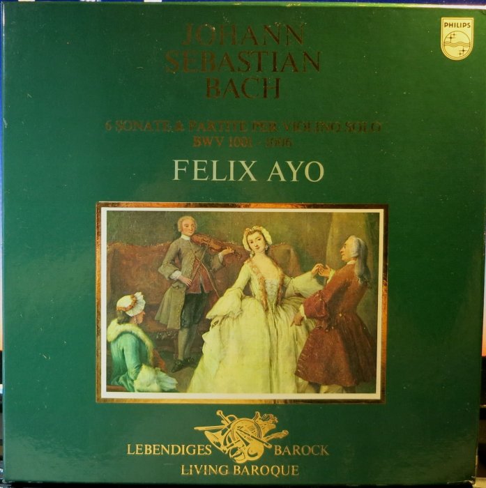 黑膠 Ayo 阿姚 - Bach 巴哈 : 無伴奏小提琴奏鳴曲與組曲 (2LPs 荷Philips NM) | Yahoo拍賣