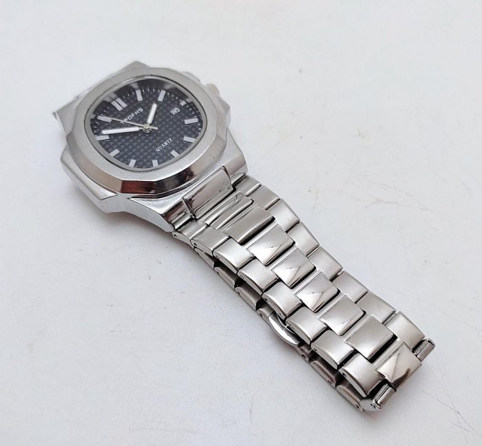 【timekeeper】 全新Nautilus鸚鵡螺風格大錶徑石英錶(日期顯示) | Yahoo拍賣