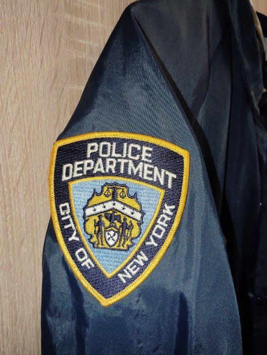 經典 美國 NYC 紐約市警局 公發警用機能外套 防風夾克 反光 1999 周潤發 魔鬼英豪 馬克·華伯格 NYPD Police Raid ...