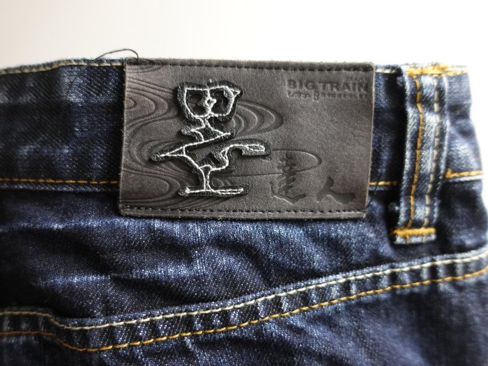 CA 墨達人 BIG TRAIN 藍系仿舊刷紋 五分牛仔短褲 2L號 一元起標無底價A728 | Yahoo拍賣