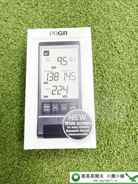 [小鷹小舖] NEW PRGR Portable Launch Monitor 第3代 高爾夫 測速器 測量揮桿數據 棒球/足球 2021版 ...