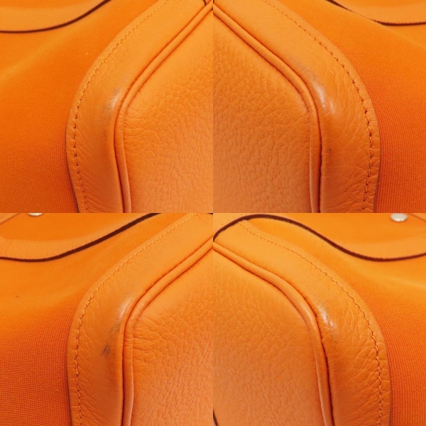 【二手名牌BRAND OFF】HERMES 愛馬仕 【激安價】 橘色 帆布 Garden Party 36 手提包 口R刻 | 歐系精品包/配件 | Yahoo購物中心