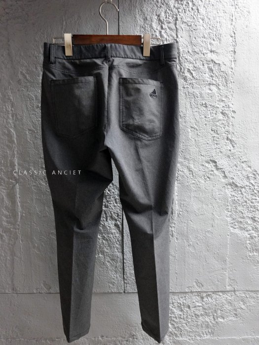 CA 愛迪達 adidas 灰色 合身版 休閒九分褲 S號 一元起標無底價E262 | Yahoo拍賣