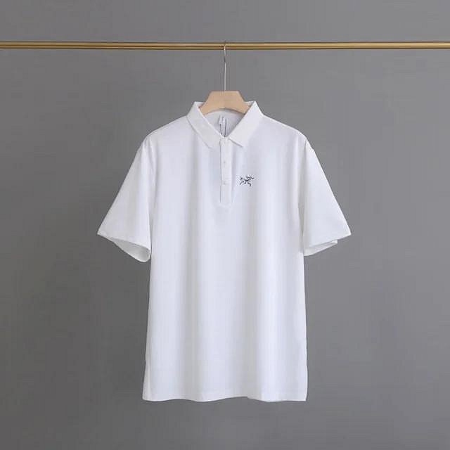 690特價爆款ARC'TERYX男士翻領潮牌骨架燙圖無痕冰絲紐扣款POLO衫S-4XL | Yahoo拍賣
