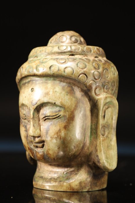 7/23結標 南傳石刻佛首 BDG0612 -園藝 茶室 禪修 冥想 開運 佛教 雕像 面具 造景 達摩 大黑天 | Yahoo拍賣