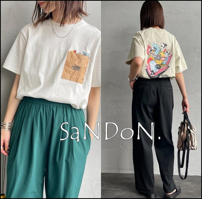 SaNDoN x『CHUMS』夏季新款 口袋牛皮紙設計印花短tee 250412 | Yahoo拍賣