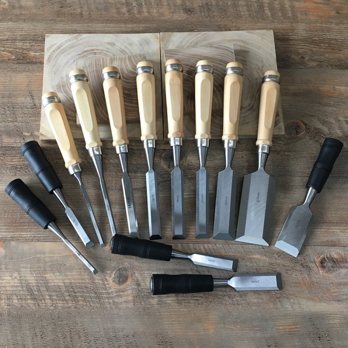 木工鑿刀 平鑿 鑿子 刃寬18mm 刃長15.5cm 木柄長12cm | Yahoo拍賣