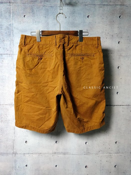 CA 日本品牌 UNIQLO 土色 復古卡其短褲 L號 一元起標無底價C608 | Yahoo拍賣